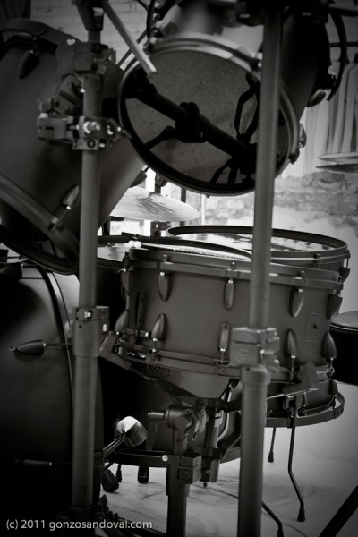 The James Perse Custom Drums Set. Built by Gonzo Sandoval, Jon Saxon ...